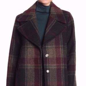 Laundry By Shelli Segal | Jackets & Coats | Laundry Plaid Wool Coat Nwt ...